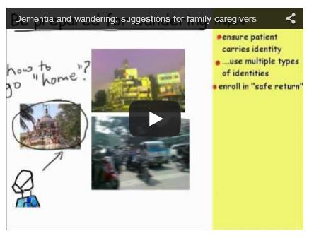 Dementia and Wandering: Suggestions for families | Dementia Care Notes